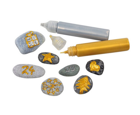 3-D Perlen-Pen Gold und Silber - betzold.de