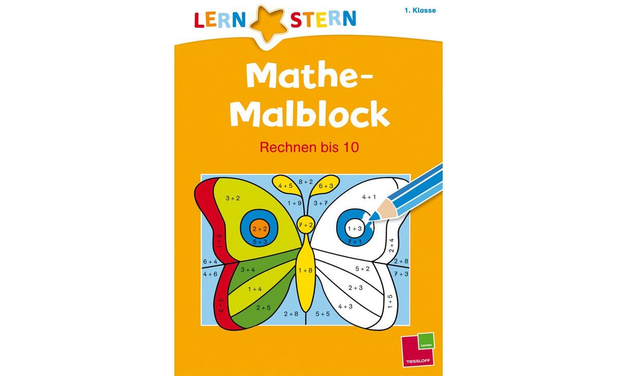 Lernstern - Mathe Malblock Rechnen bis 10 | betzold.de