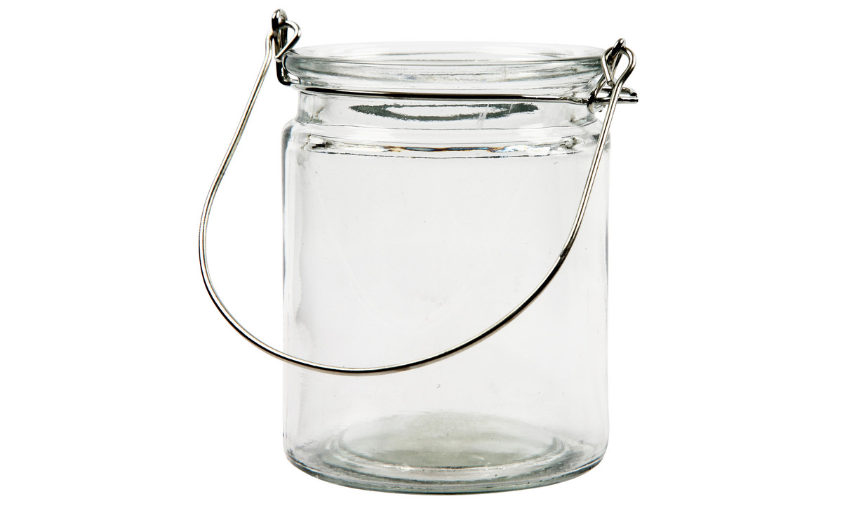 Glas-Windlichter mit Henkel | 12er Set | BETZOLD