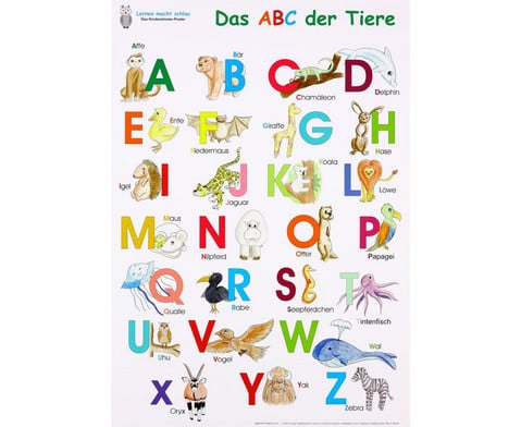Das ABC der Tiere, Poster - betzold.de