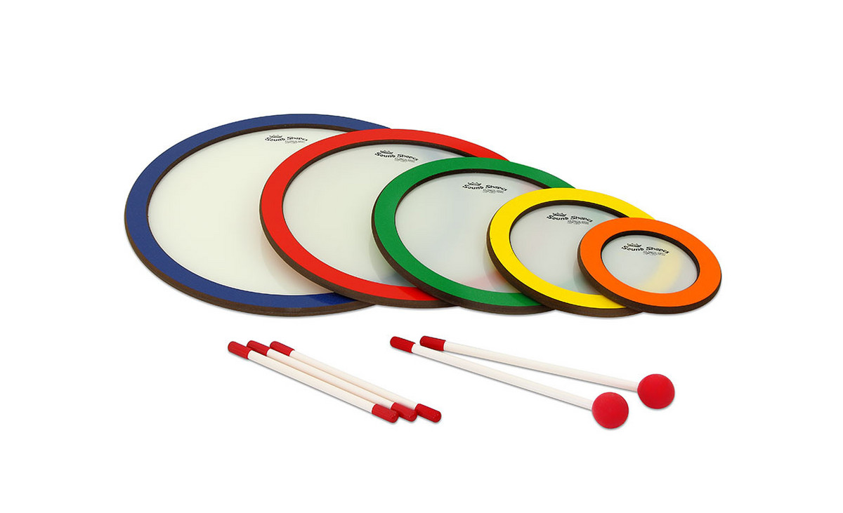 Satz mit 5 runden Sound Shapes | betzold.de