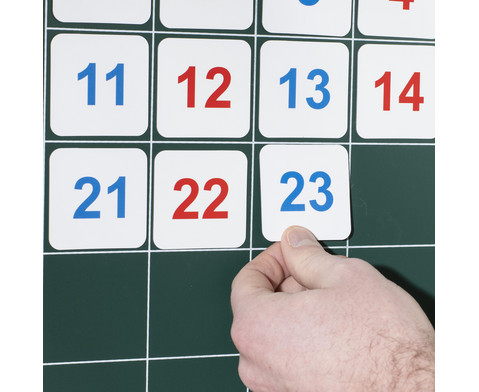 Hunderter-Tafel mit 100 magnetischen Zahlenplättchen | BETZOLD