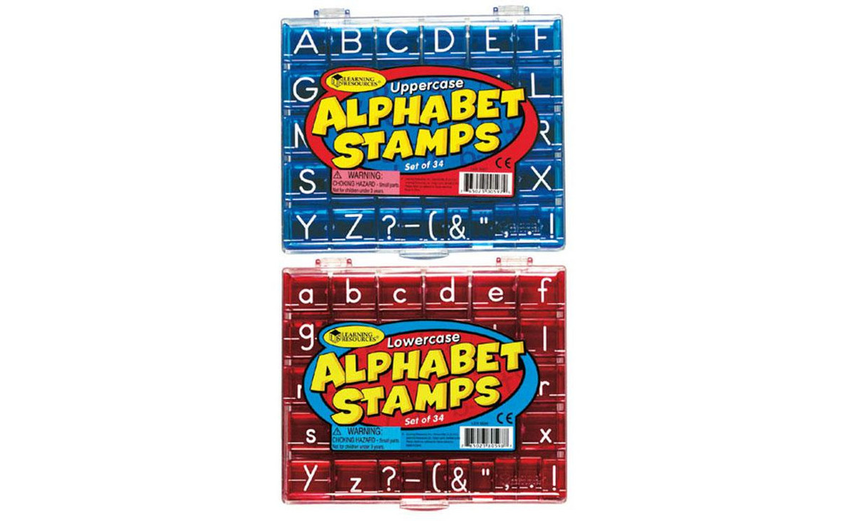 Alphabet Stempel | 34 Stempel inkl. Satzzeichen | BETZOLD