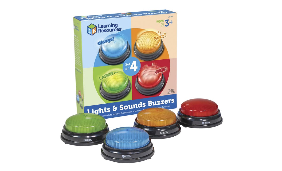 Antwort-Buzzer mit Licht und Sound | betzold.de