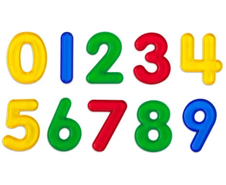 Transparente Zahlen von 0-9 bei BETZOLD | ideal für Lichttisch!